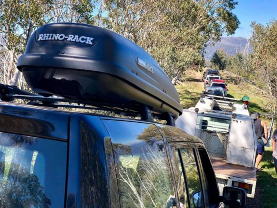 Rhino Rack Masterfit Roof Box road test ⋆ SnowAction